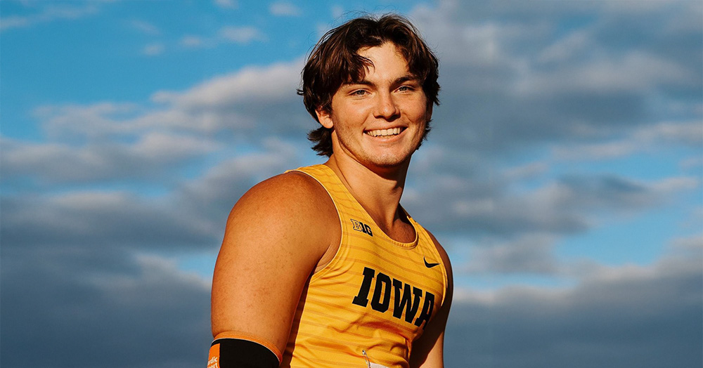 Soaring High: Hawkeye Mike Stein is Making a Splash in the Javelin | University of Iowa Center ...